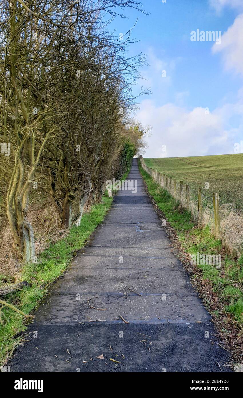 Fife Coastal Path from Kincardine to Rosyth - Scotland - UK Stock Photo ...