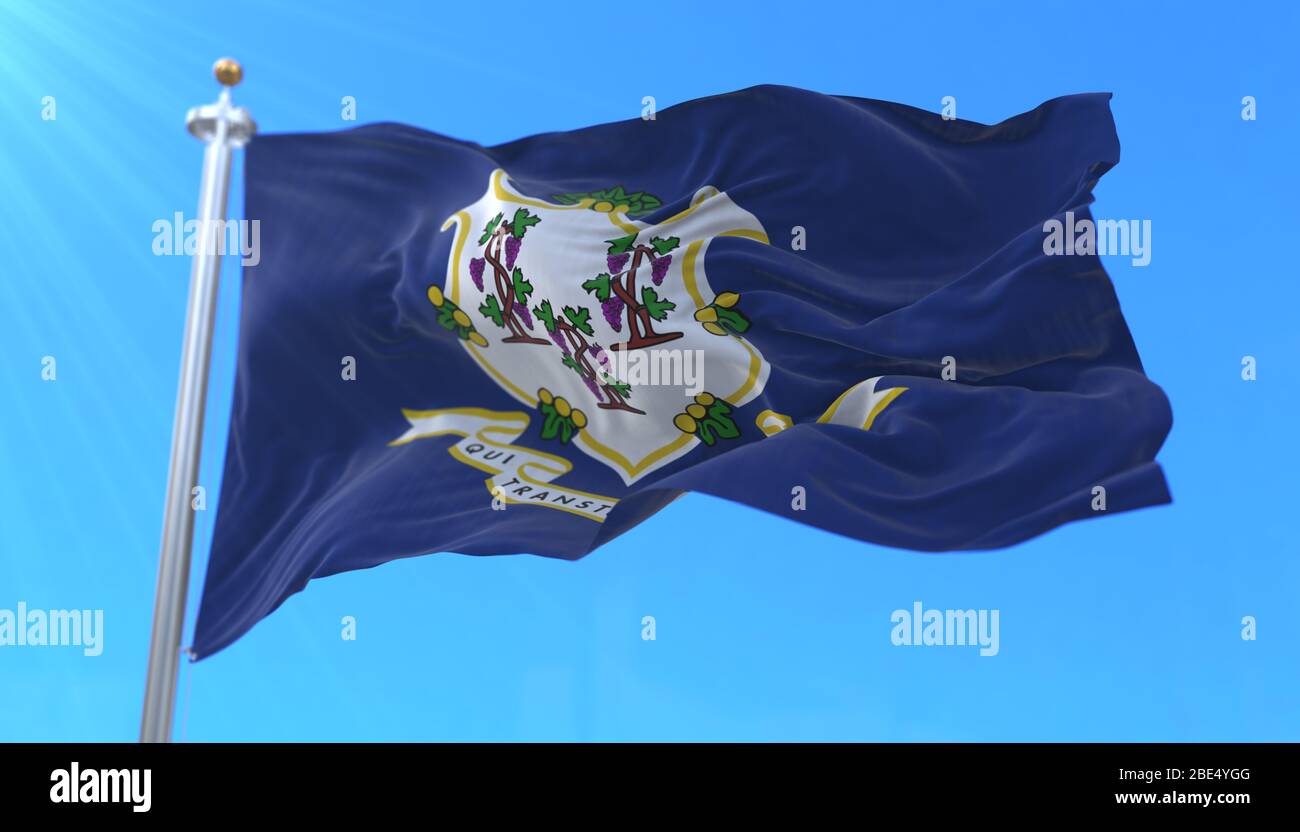 New connecticut state flag hi-res stock photography and images - Alamy