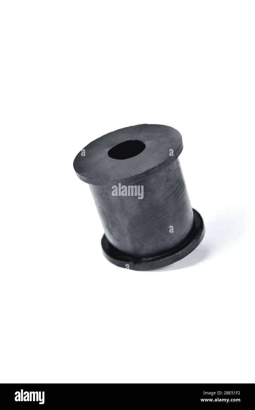 Closeup shock absorber car bushing on a white background isolate Stock ...