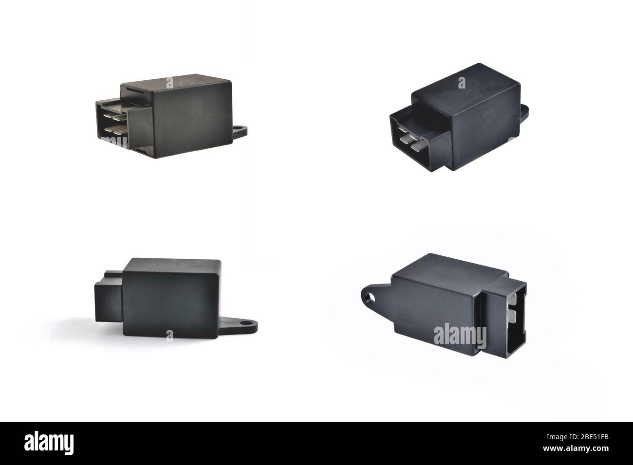 electronic automotive relay power system and control set of several ...