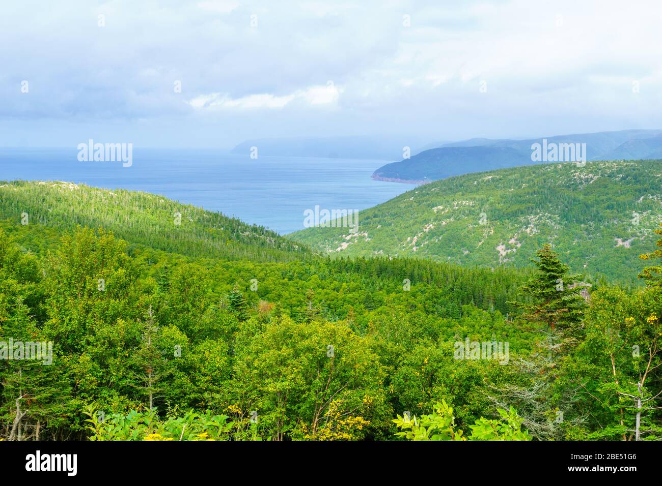 Landscape (near Pleasant Bay), in Cape Breton Highlands National Park ...