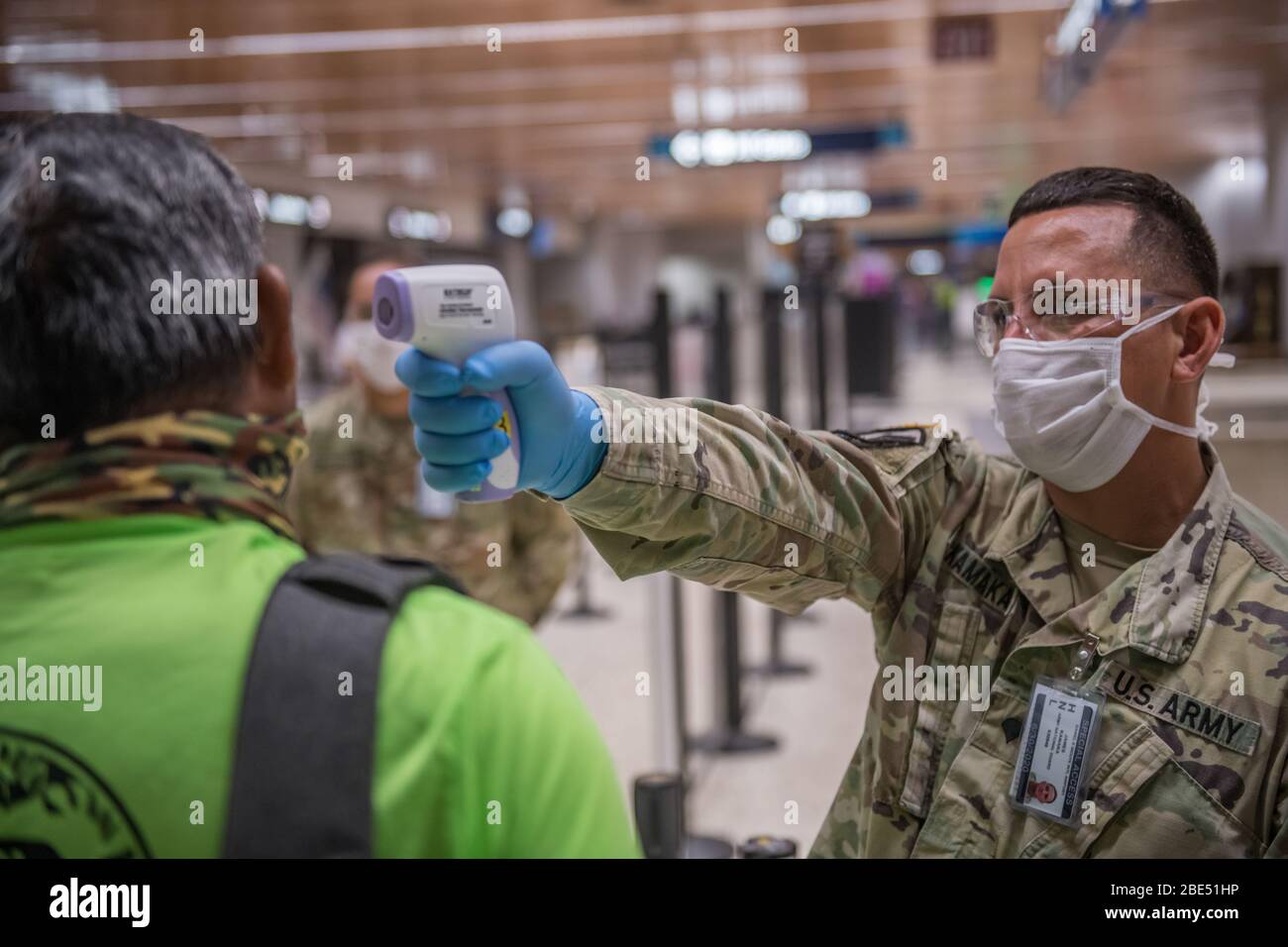 HONOLULU, USA - 06 April 2020 - Spc. James Kamaka, 1st Squadron, 299th ...