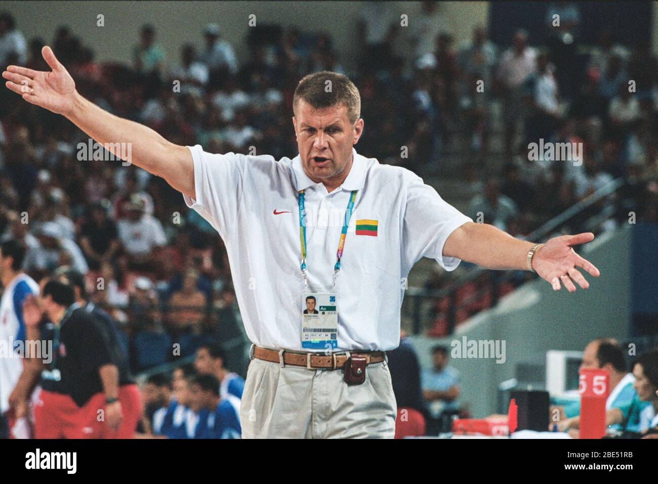 Antanas Sireika - Lithuanian basketball coach Stock Photo - Alamy