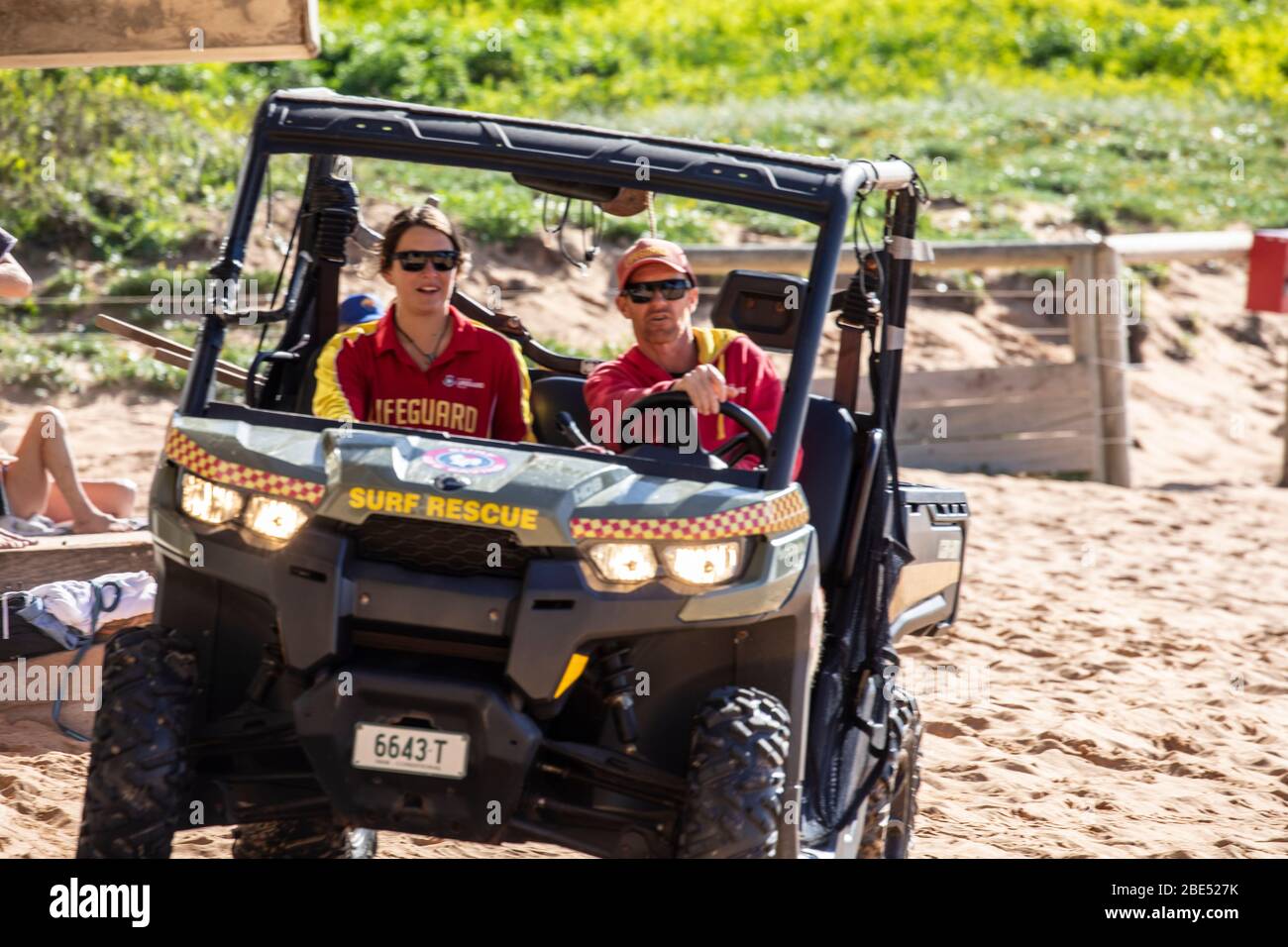 Surf rescue beach transport hi-res stock photography and images - Alamy