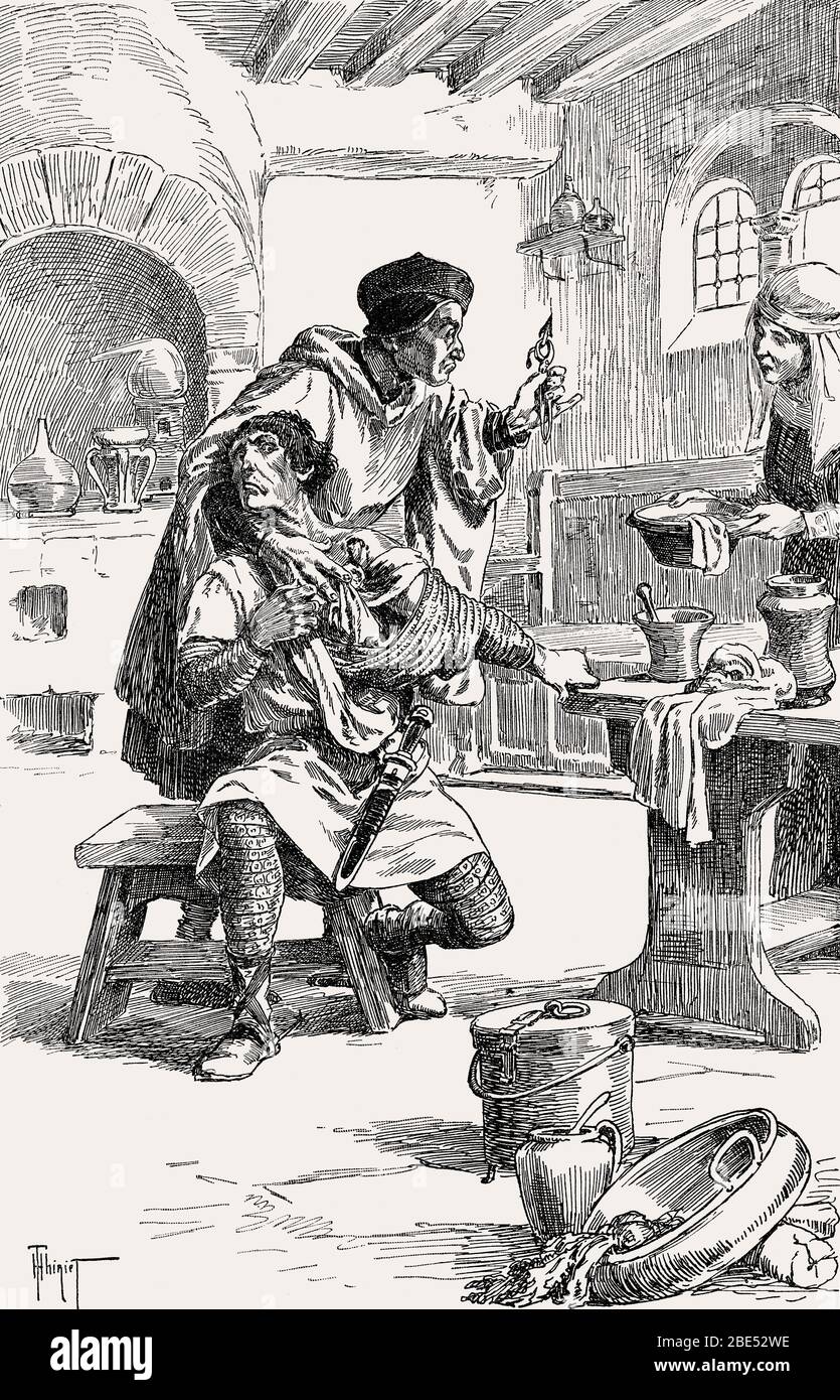 Doctor in the middle ages hi-res stock photography and images - Alamy