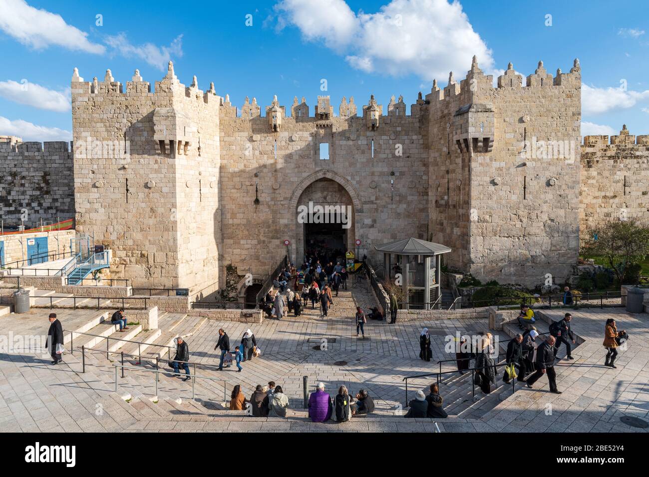 The Damascus gate in Jerusalem Stock Photo - Alamy