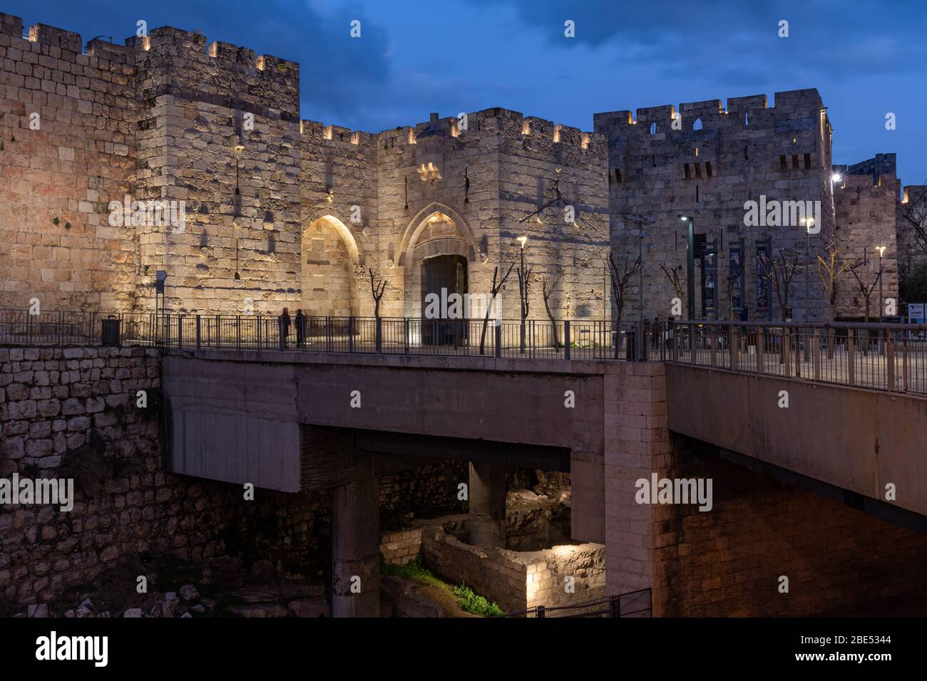 The Jaffa gate in Jerusalem Stock Photo - Alamy
