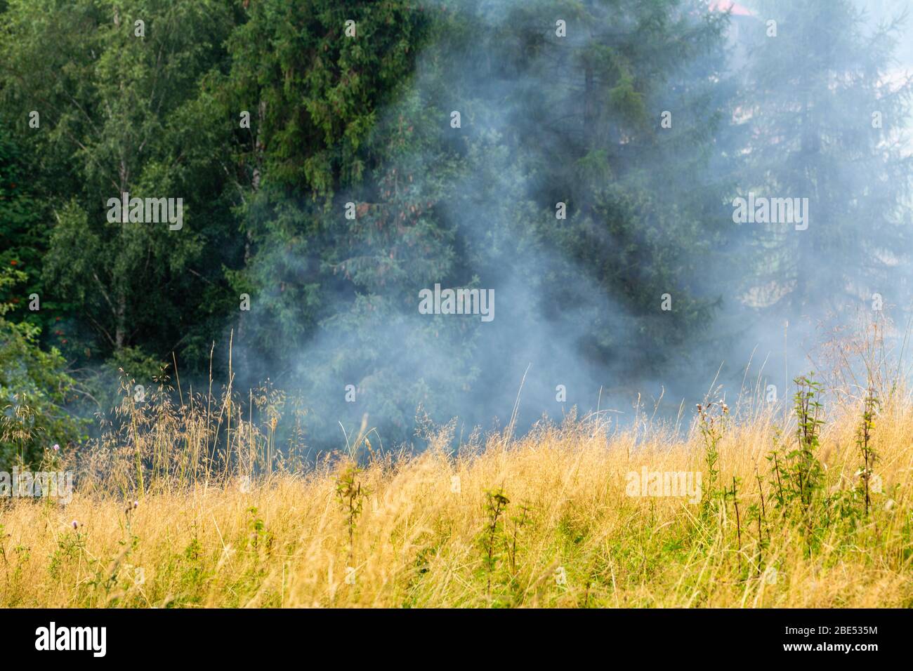 At dense smoke hi-res stock photography and images - Alamy