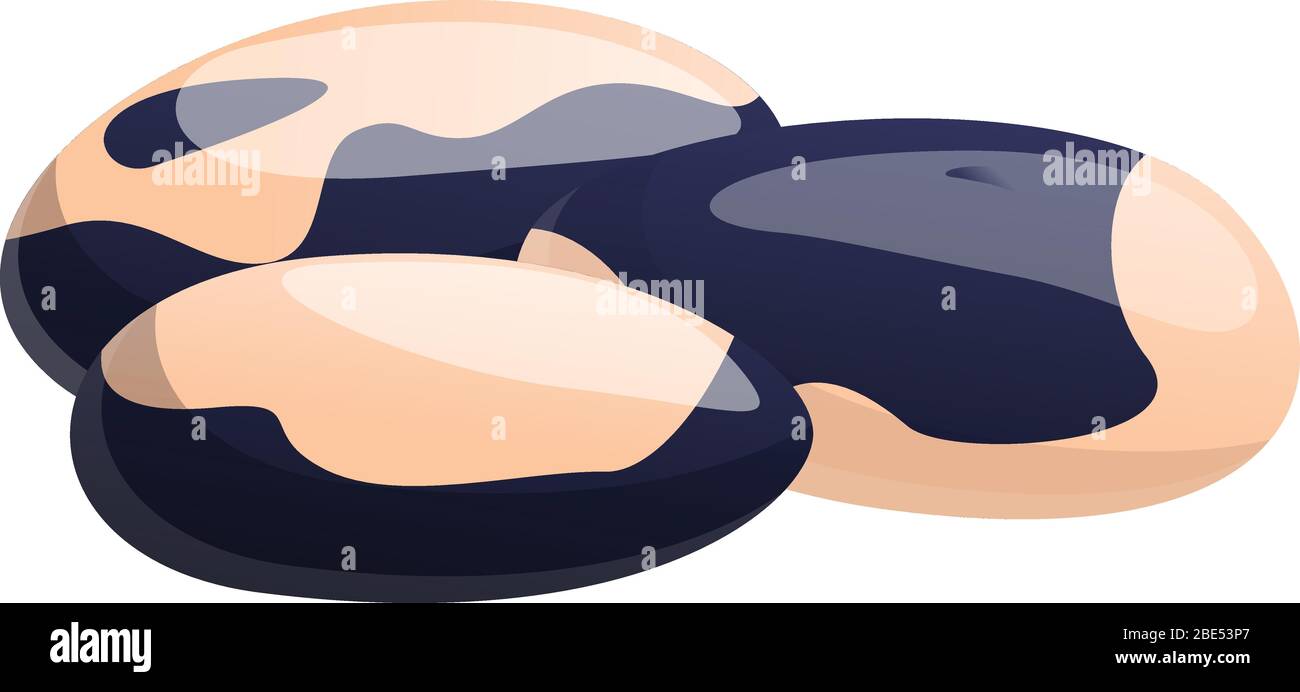 Colored beans icon. Cartoon of colored beans vector icon for web design ...