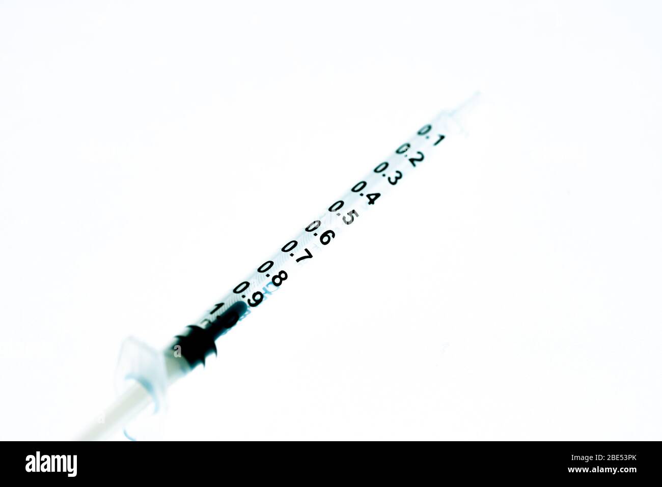 plastic disposable medical syringe Stock Photo - Alamy