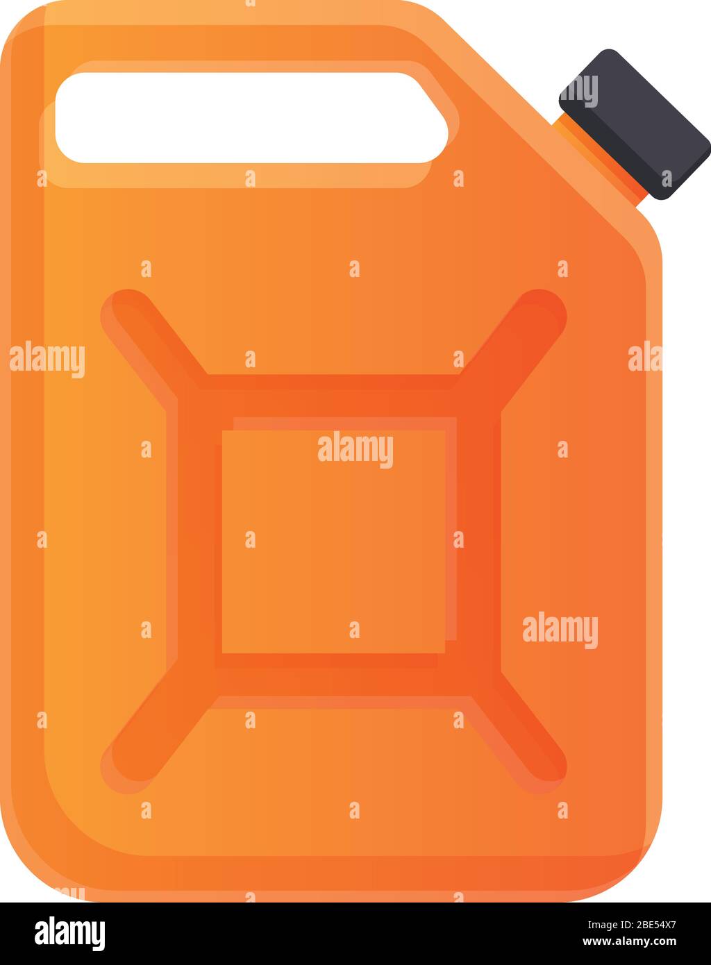 Gasoline canister icon. Cartoon of gasoline canister vector icon for ...