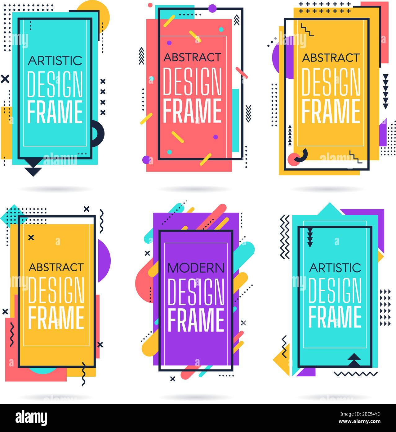 Retro Modern Borders