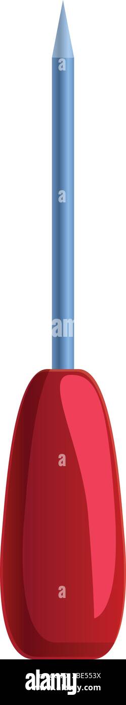 Wooden awl icon. Cartoon of wooden awl vector icon for web design ...