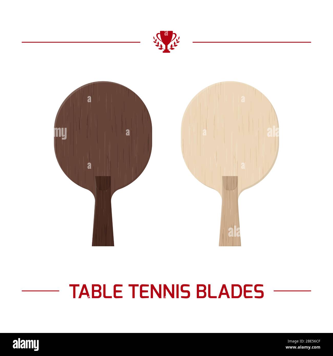 Ping Pong Paddle Stock Vector Images - Alamy