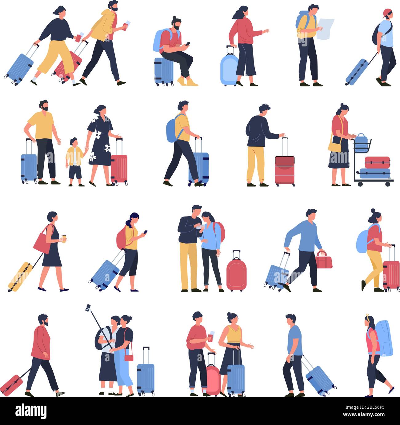 Transportation busy terminal Stock Vector Images - Alamy