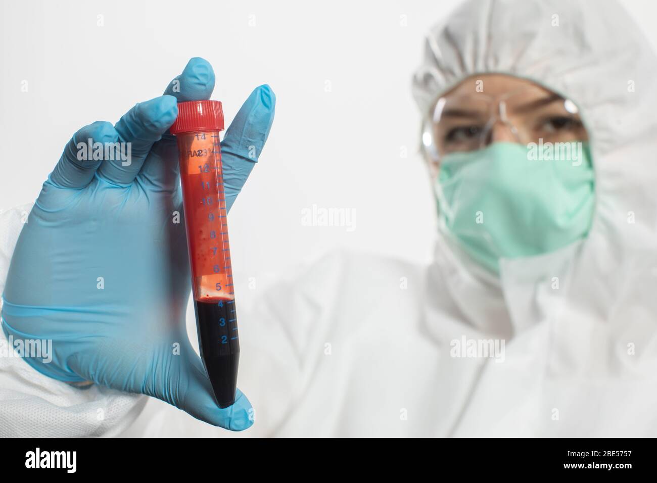To perform a blood test, it is required to collect a syringe and a ...