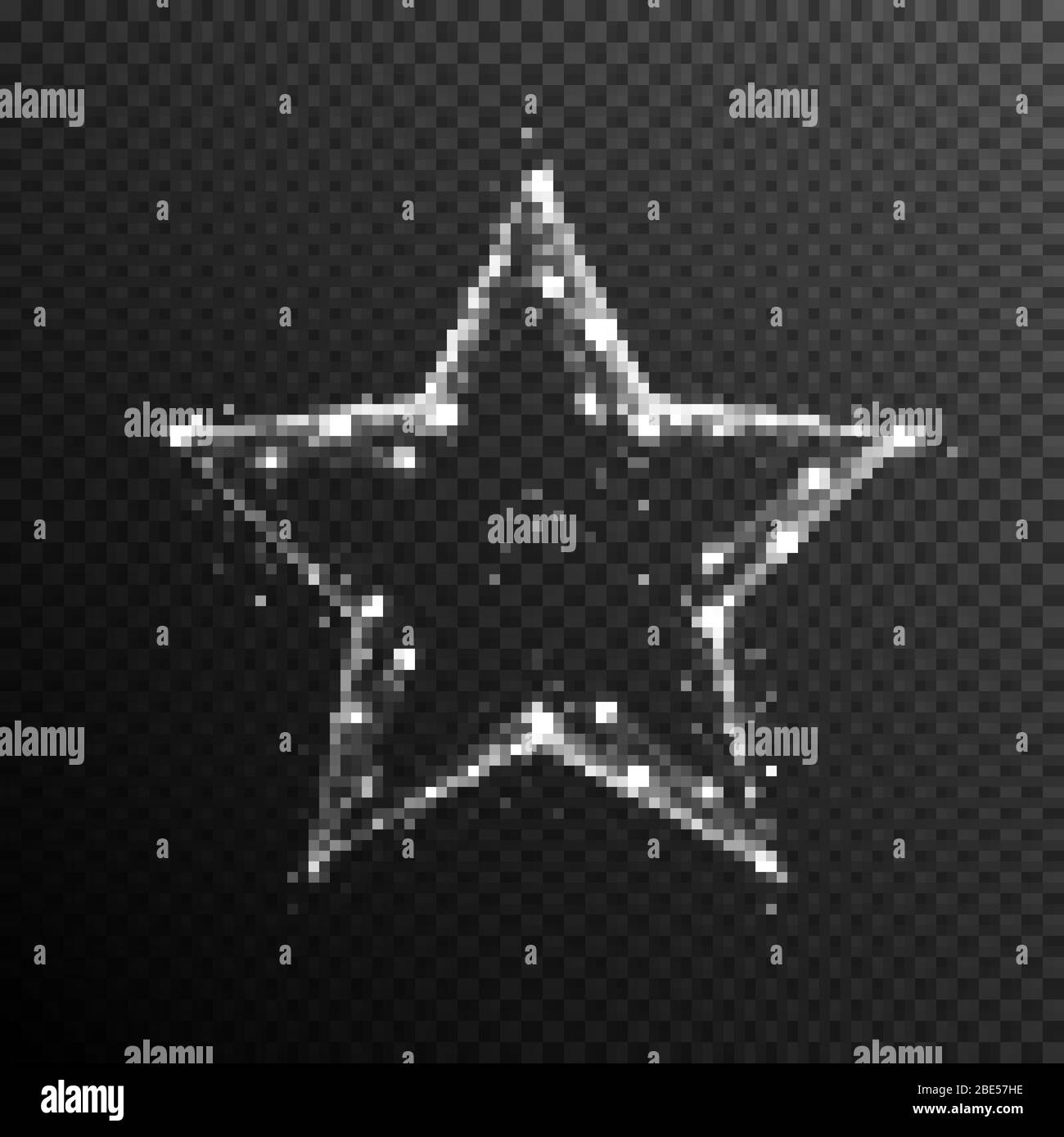 stat light from connecting dot and line. light effect. vector ...