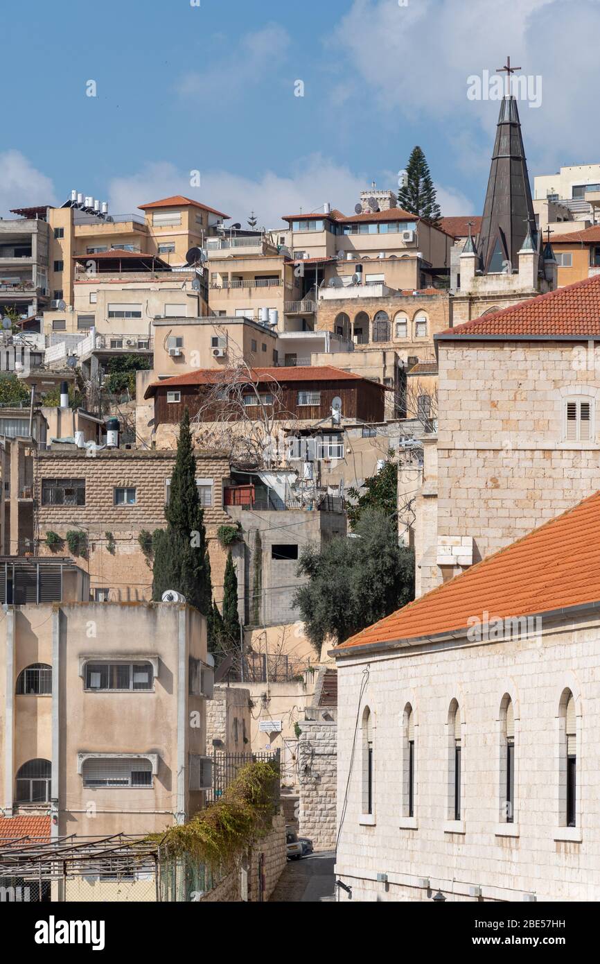 The city of Nazareth in Israel Stock Photo - Alamy