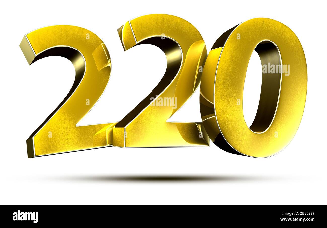 3d number 220 hi-res stock photography and images - Alamy