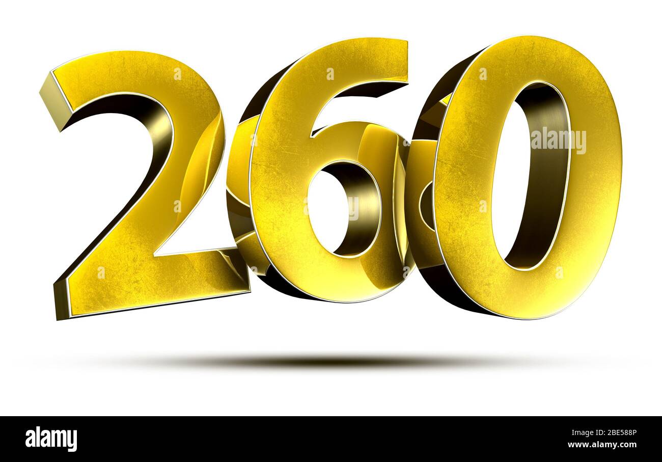 3d golden numbers hi-res stock photography and images - Alamy