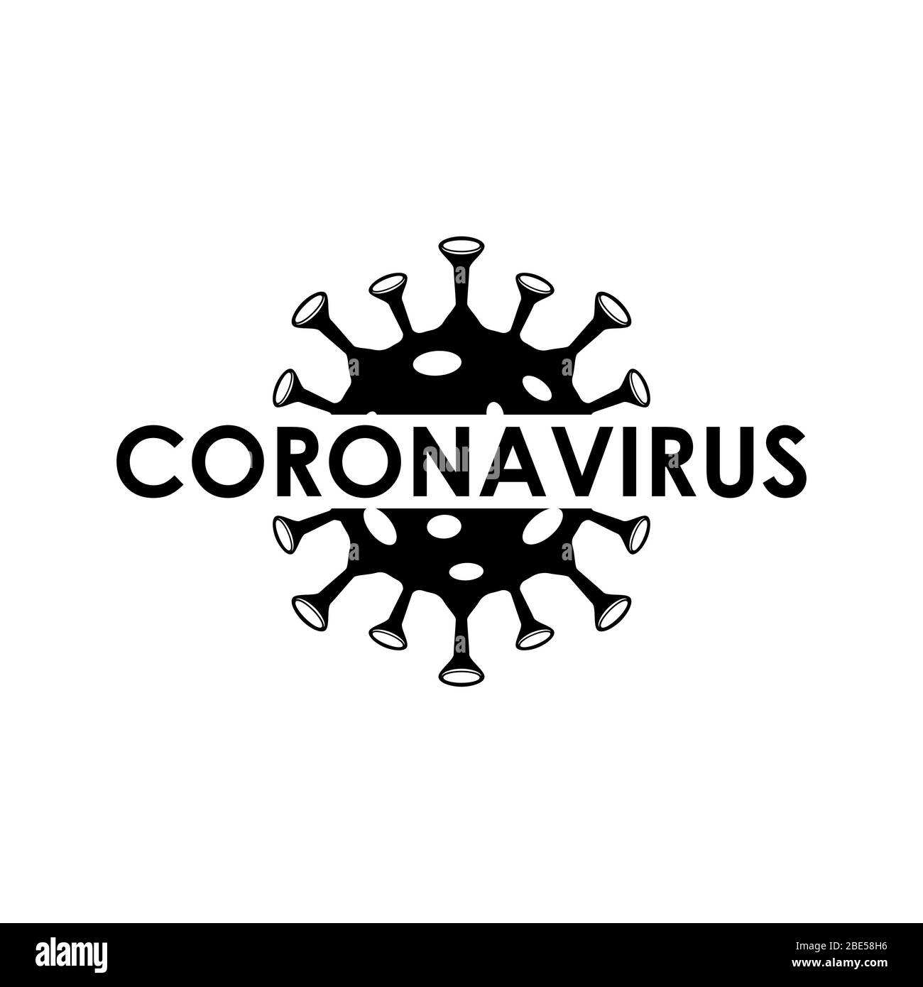 Coronavirus 2019-nCoV. Corona virus icon. isolated on white background ...