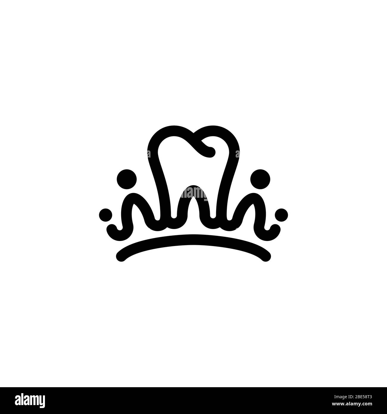 dental crown logo Ideas. Inspiration logo design. Template Vector ...