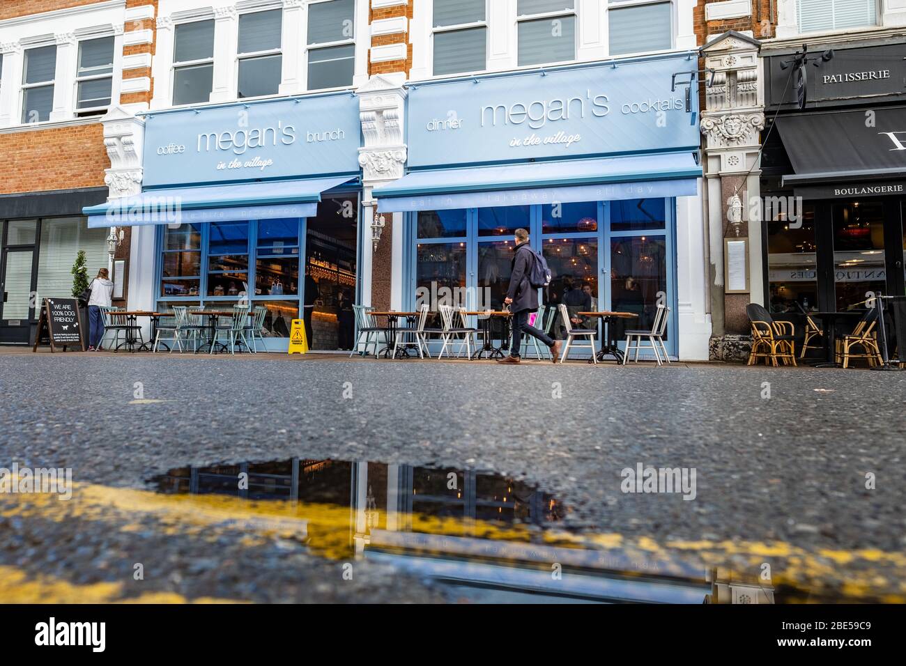 Wimbledon Village High Street- London UK Stock Photo - Alamy