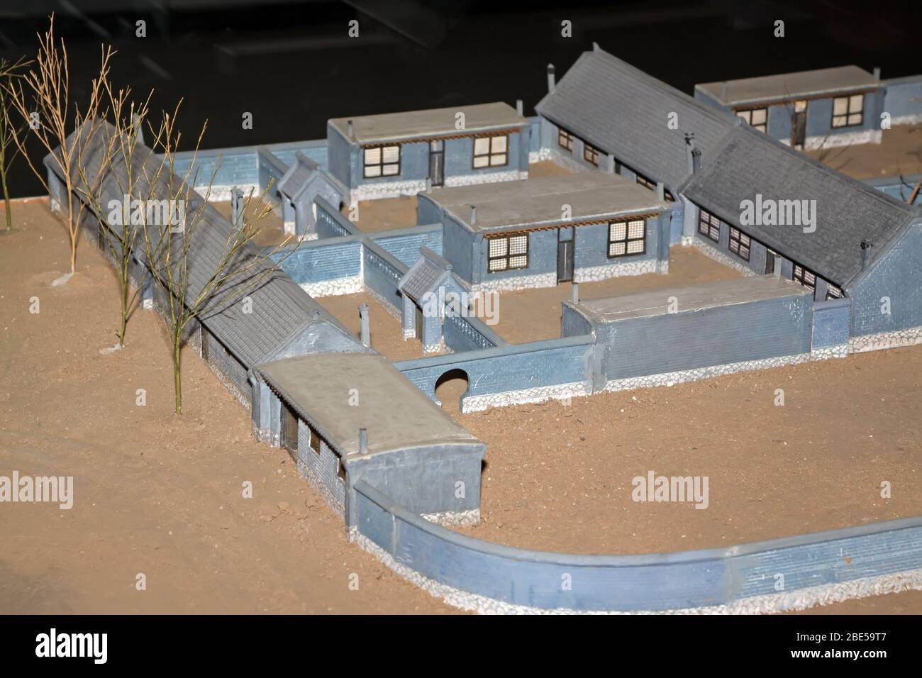 building models in rural areas in northern China Stock Photo - Alamy