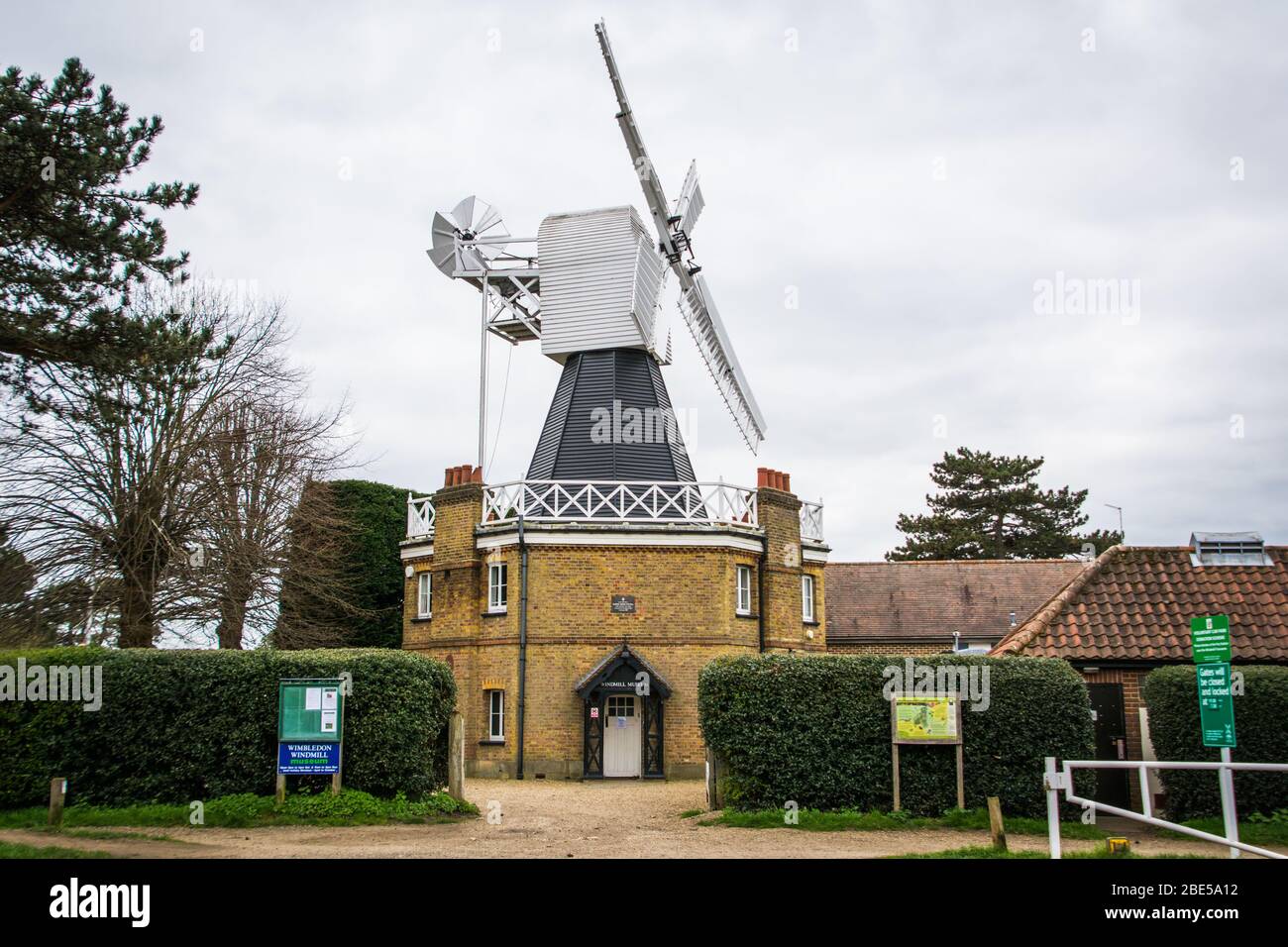 LONDON- MARCH, 2019: Wimbledon Windmill, a grade 2 listed Windmill on ...