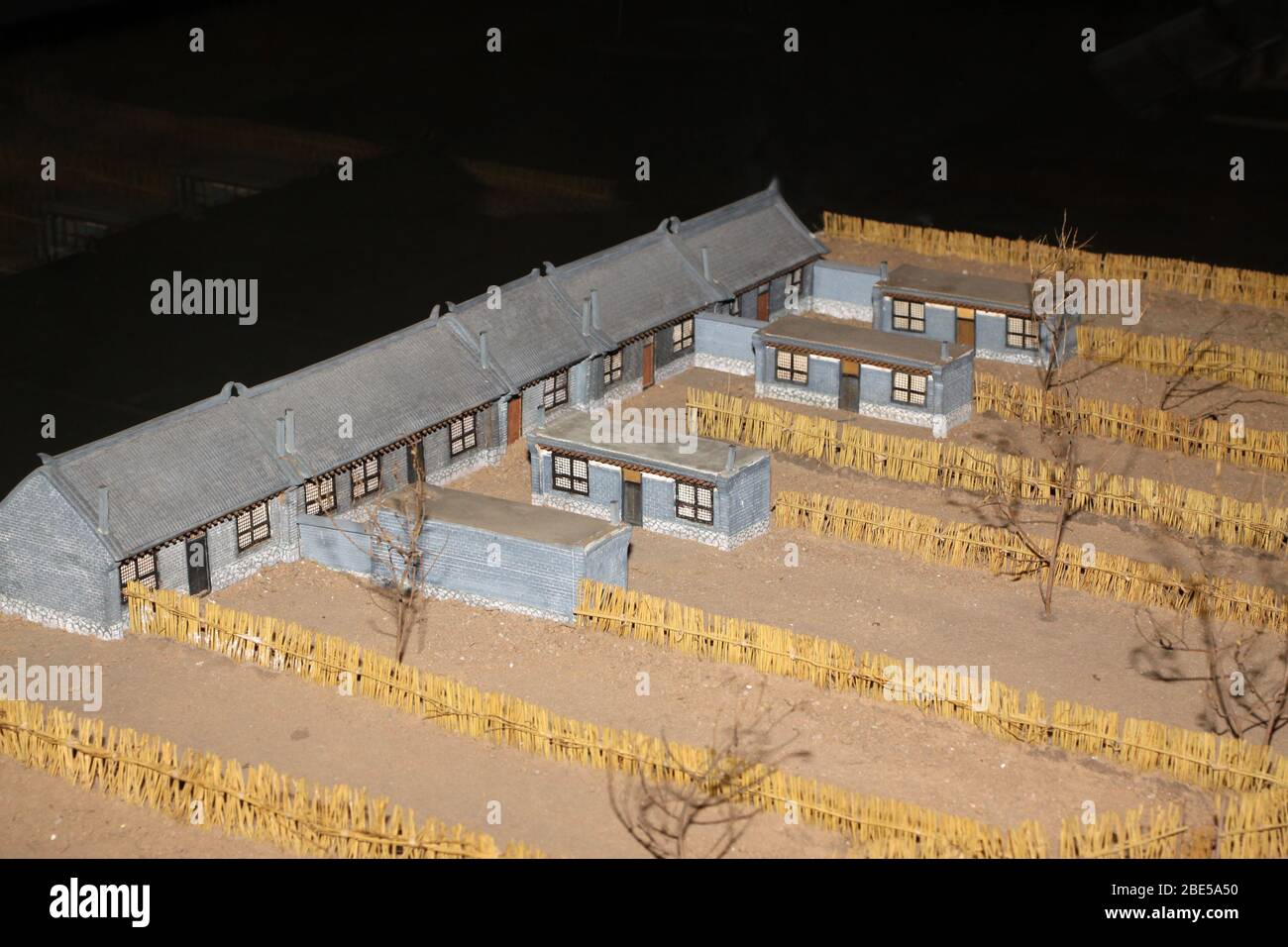 building models in rural areas in northern China Stock Photo - Alamy