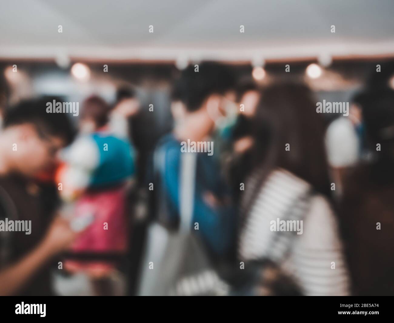 Group of people walking in stadium hi-res stock photography and images ...