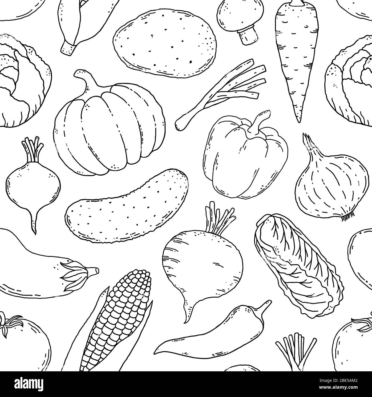 Seamless pattern leaves icon Black and White Stock Photos & Images - Alamy