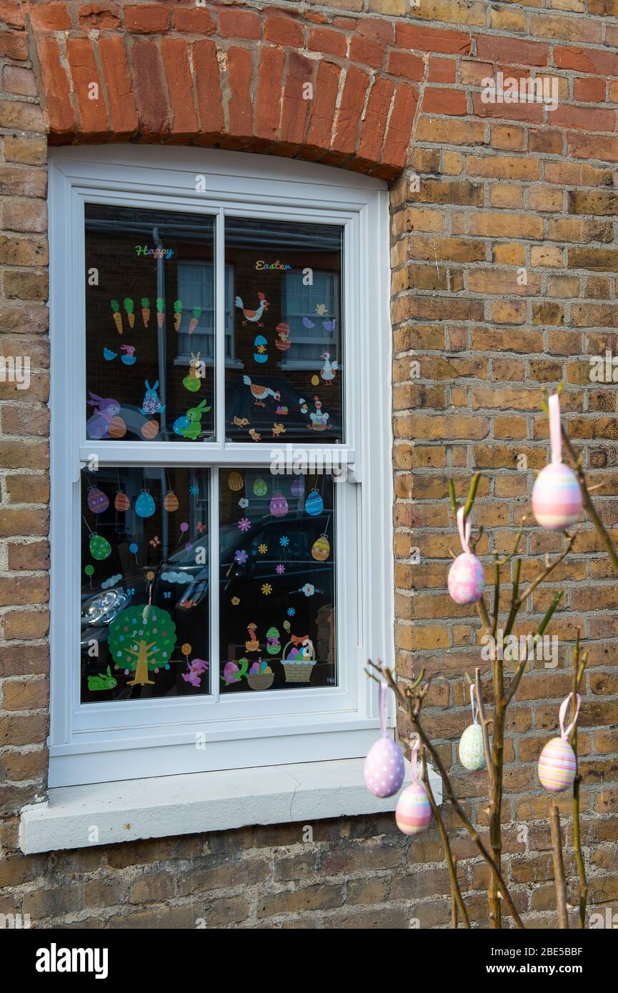 Easter eggs window display hi-res stock photography and images - Alamy
