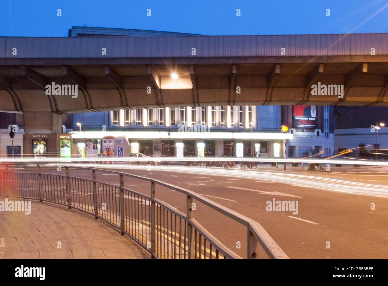 Reinforced Concrete Elevated Highway A4 Hammersmith Flyover, London W6 ...