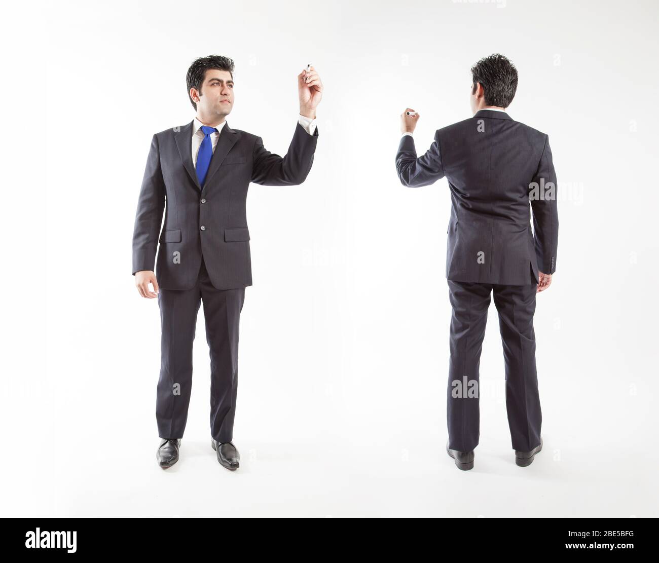 Man checklist business chart hi-res stock photography and images - Alamy