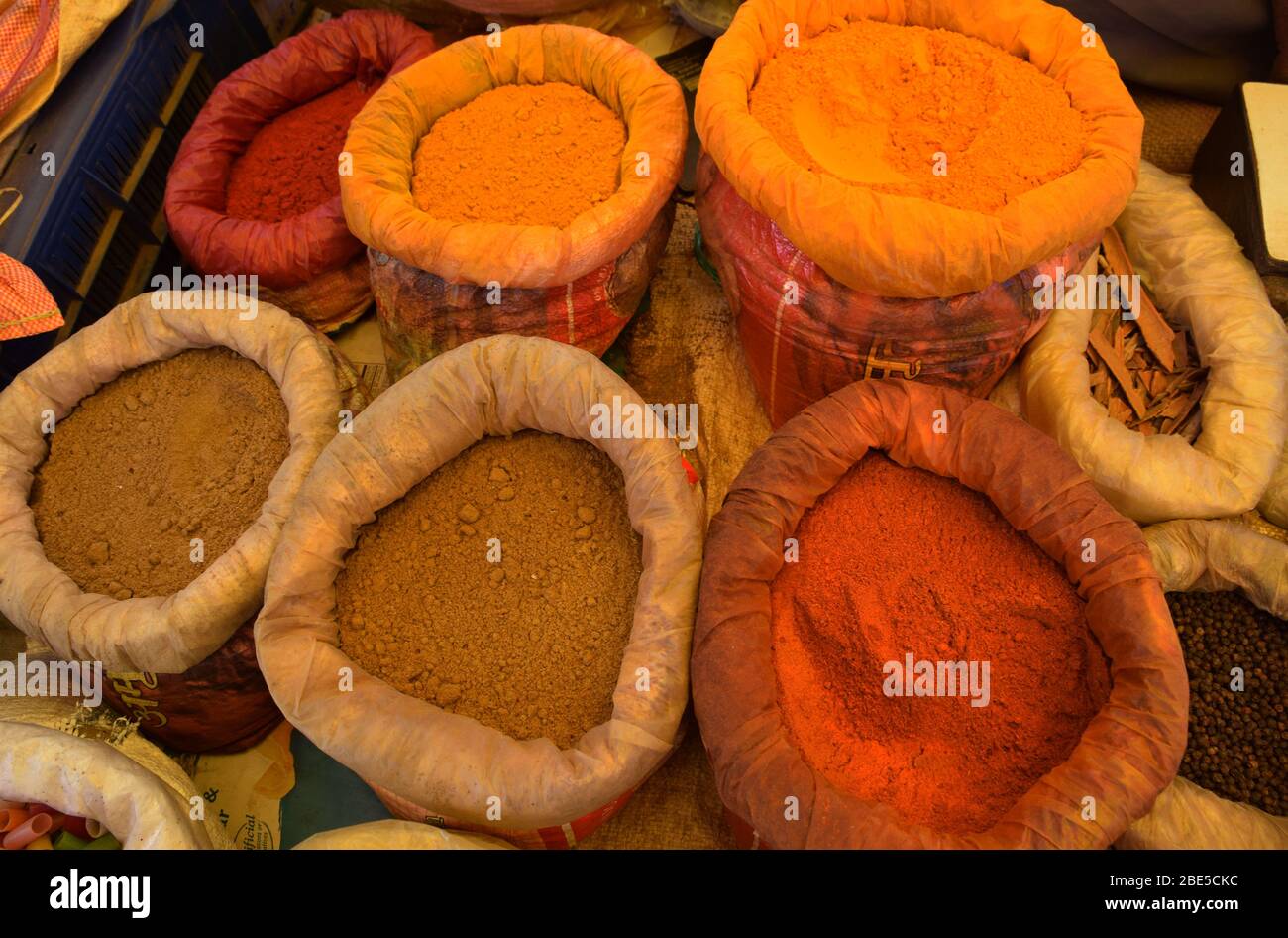 Spice market or Masala Vegetable market in India Stock Photo - Alamy