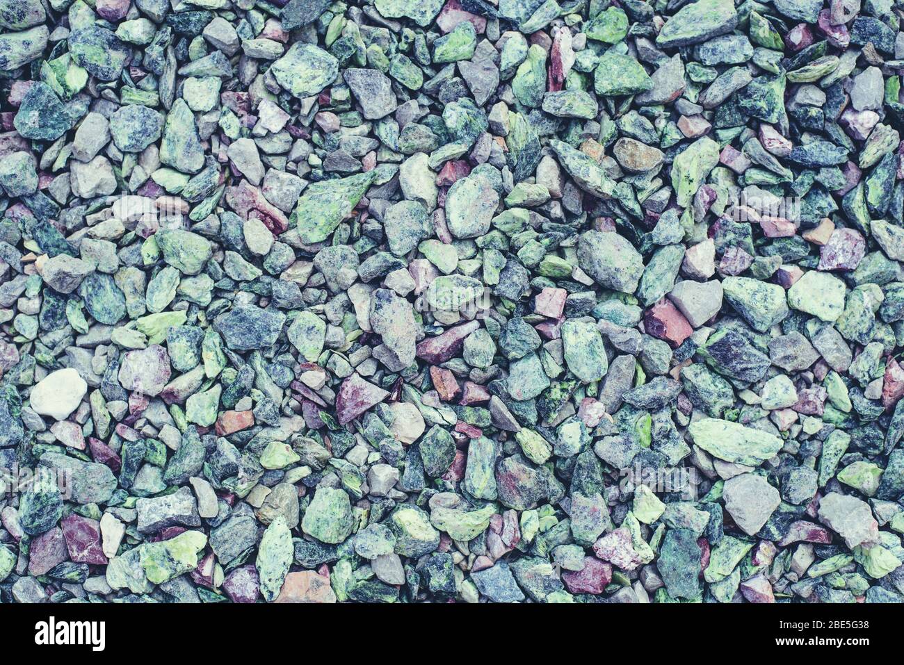 Multi-colored texture of gravel. The view from the top Stock Photo - Alamy