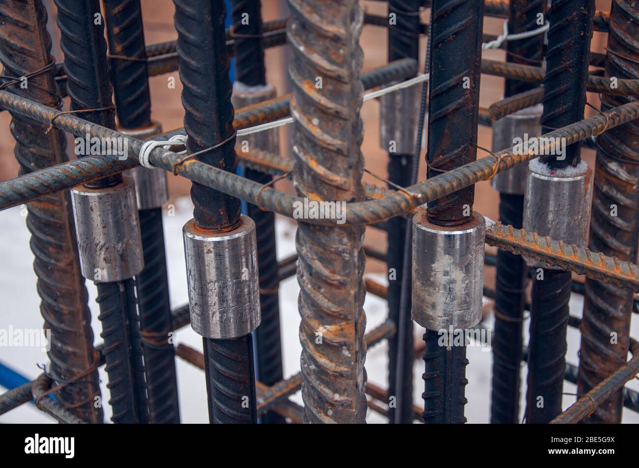 Steel reinforcement for concrete for pouring the concrete base of the ...