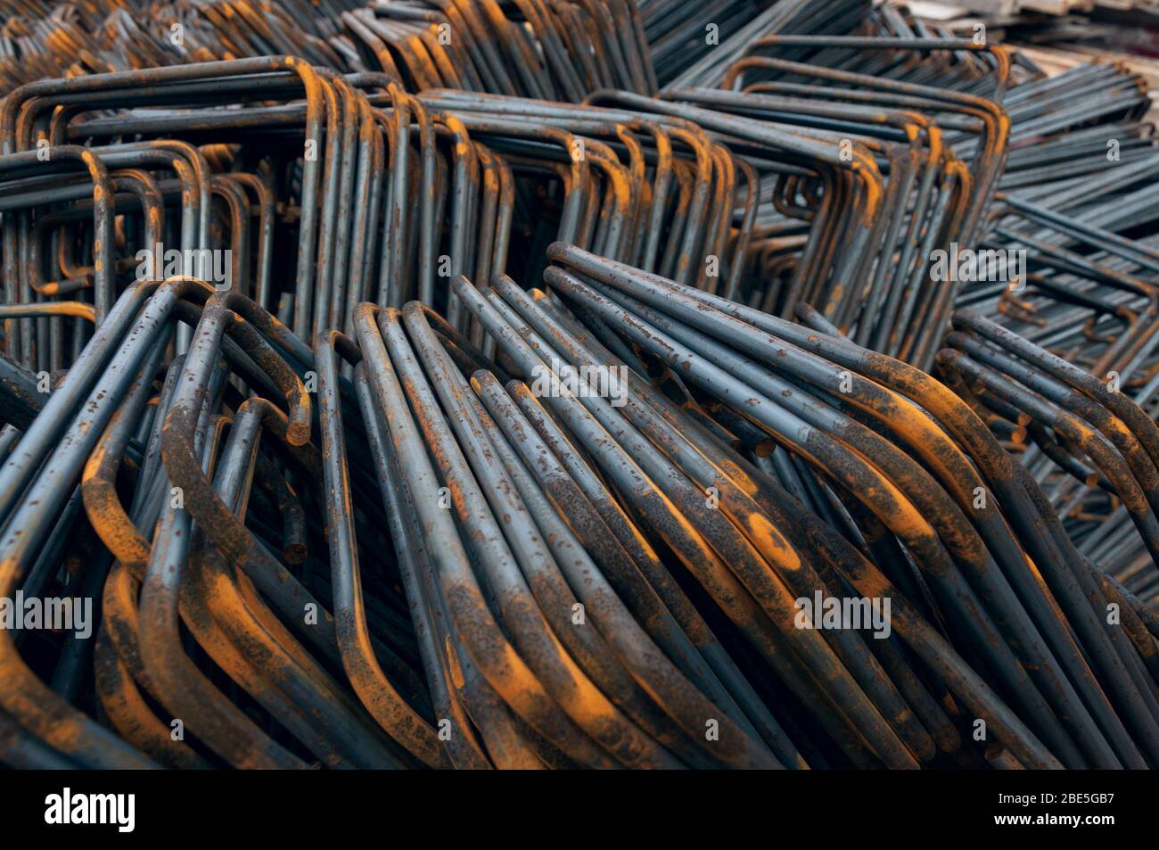 Steel rods. Rebar for concrete. Materials for concrete construction ...