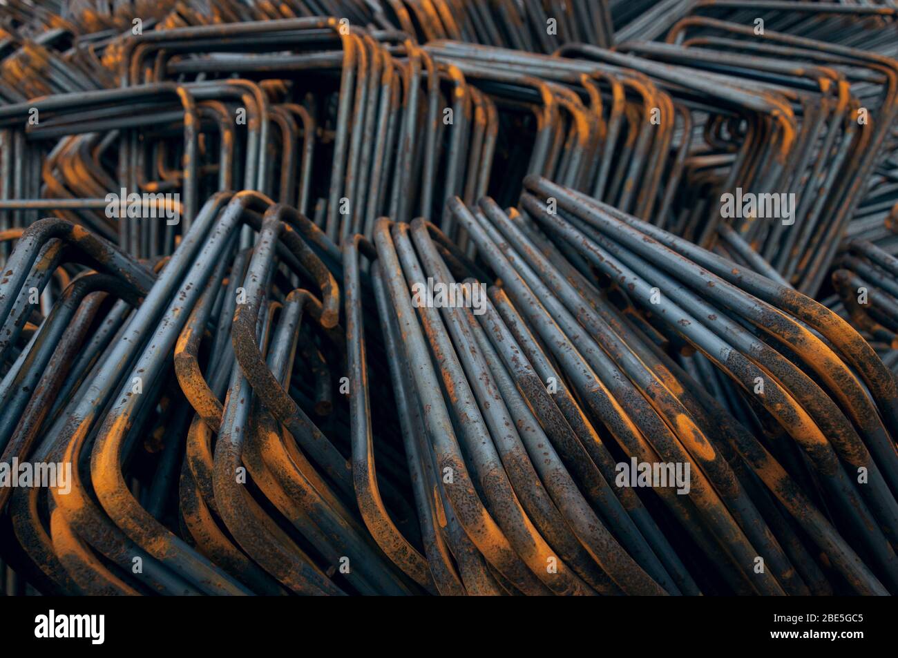 Steel rods. Rebar for concrete. Materials for concrete construction ...
