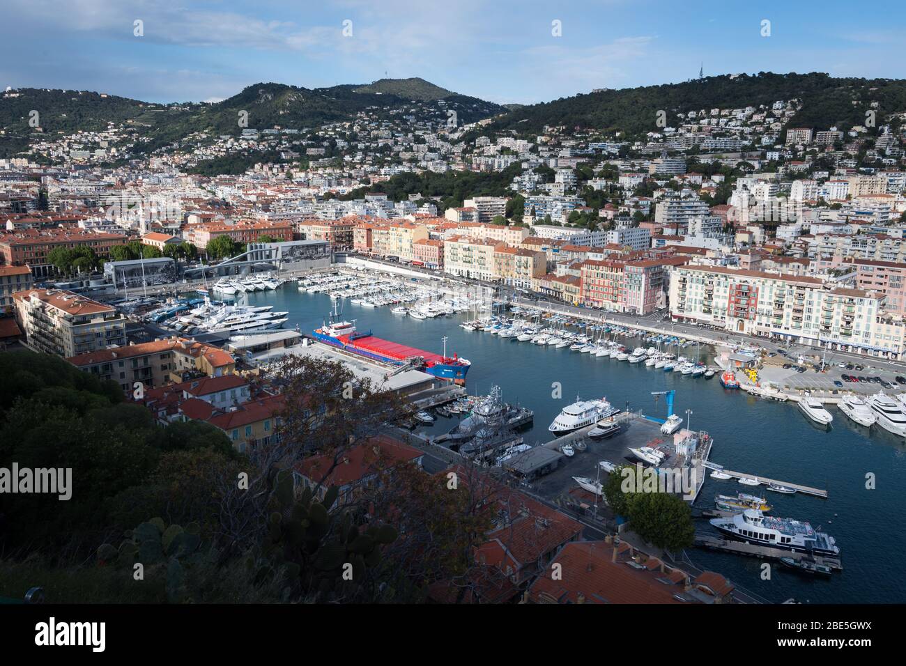 The harbour at Nice, France Stock Photo - Alamy