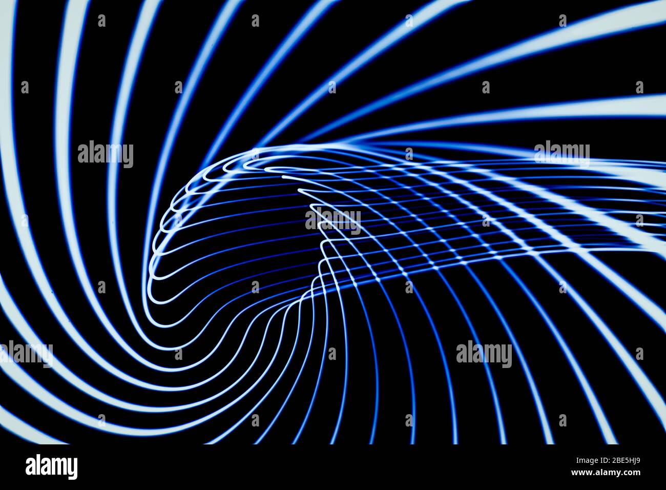 Sound waves in the dark Stock Photo - Alamy