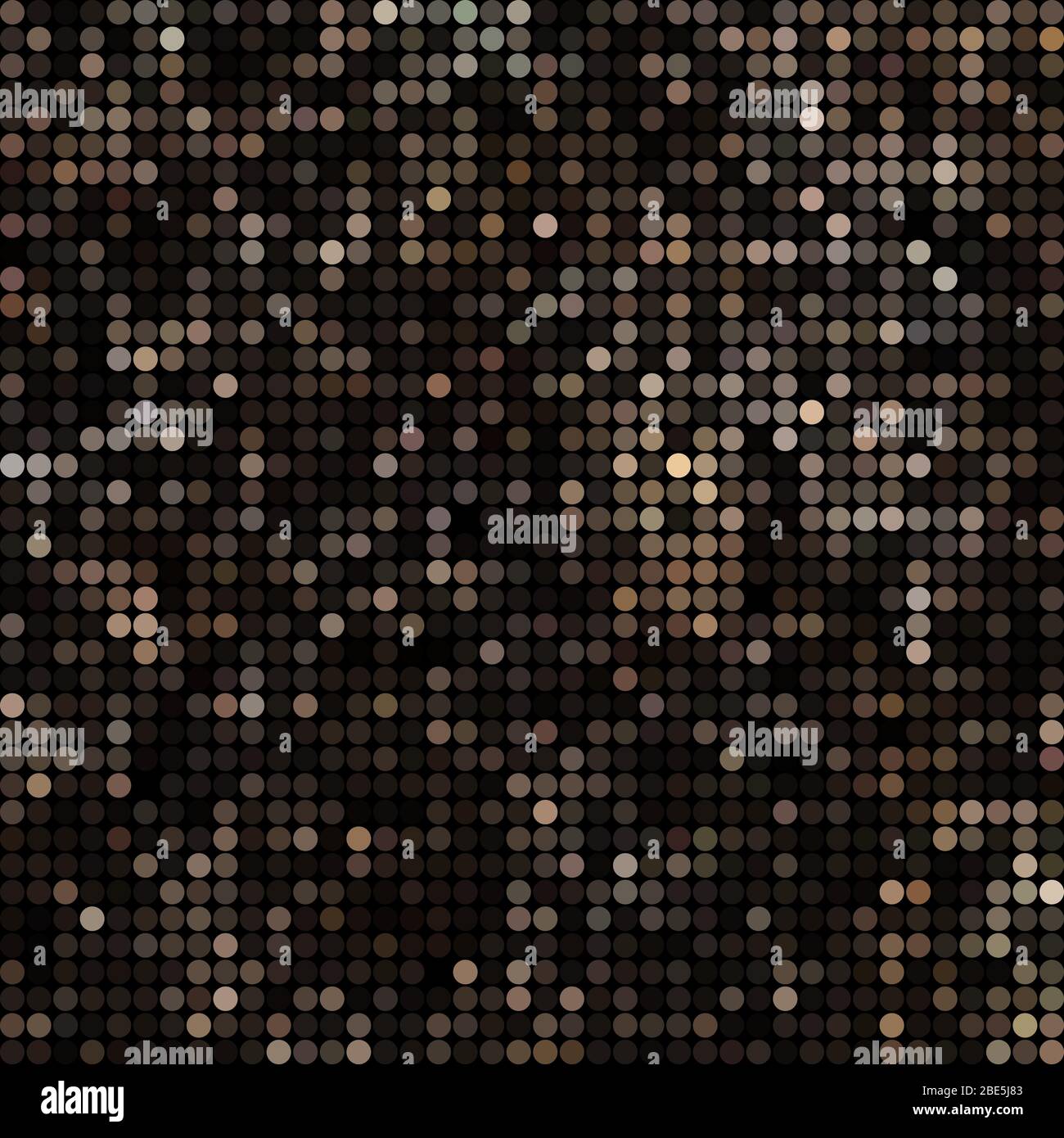 abstract vector colored round dots background - brown Stock Vector ...