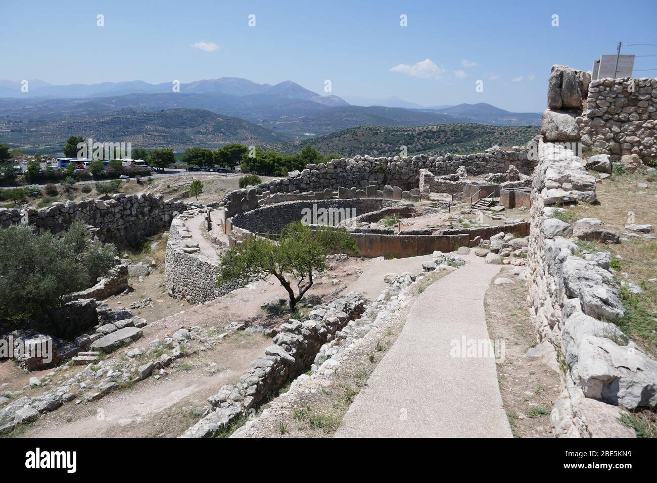 Mycenae Archaeological Site Stock Photo - Alamy