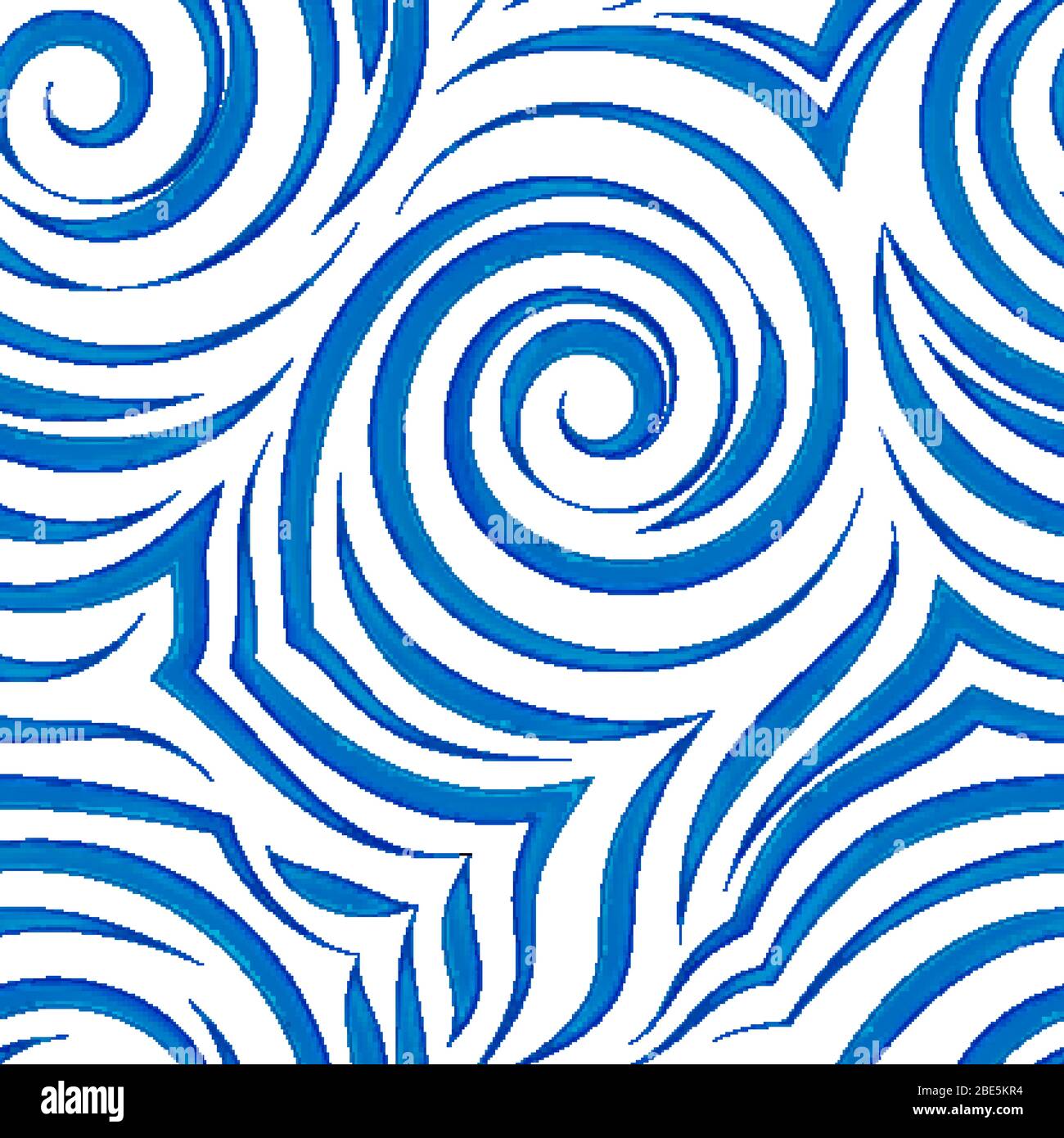 Blue Swirl Line