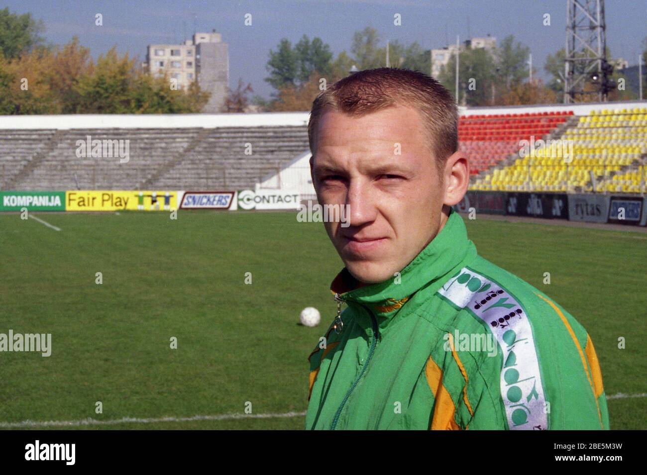 Aurelijus Skarbalius is a Lithuanian football player Stock Photo - Alamy