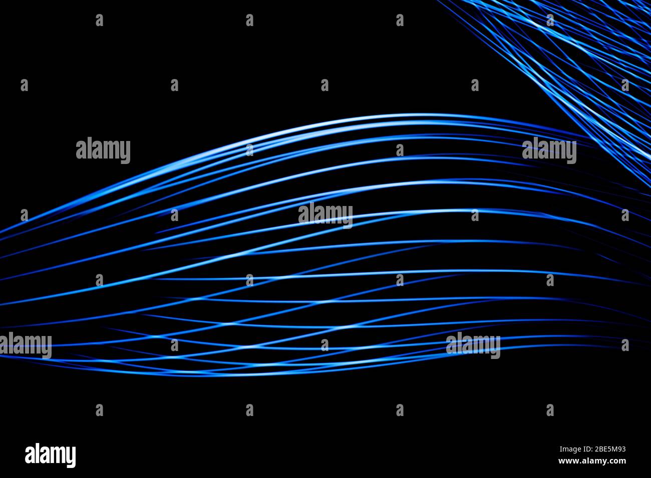 Sound waves in the dark Stock Photo - Alamy