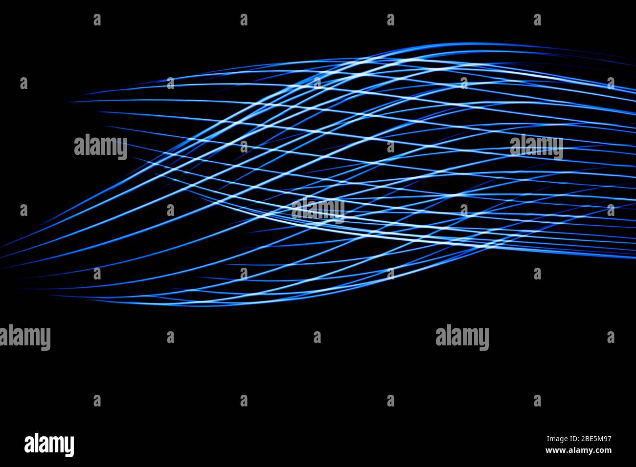 Sound waves in the dark Stock Photo - Alamy