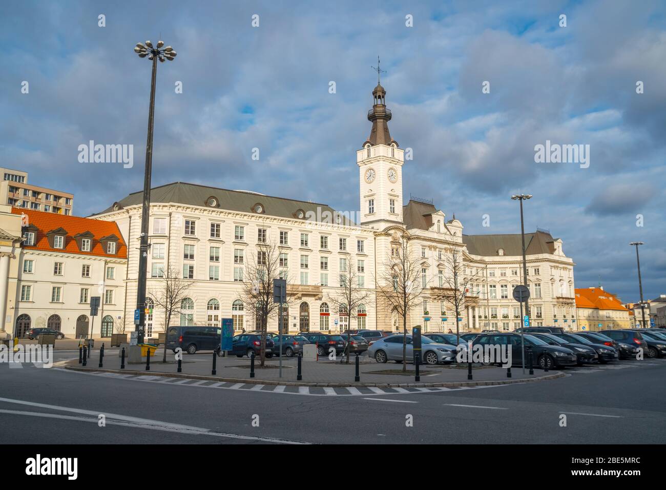 Warsaw, Poland - January 3, 2019: Jablonowski Palace building at ...