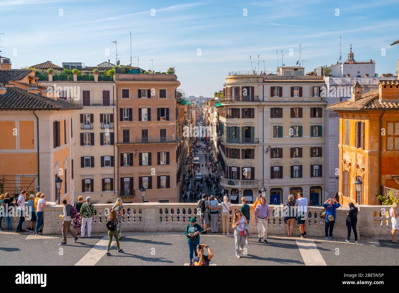 Rome, Italy - 28 October, 2019: Spanish Steps and Square of Spain ...